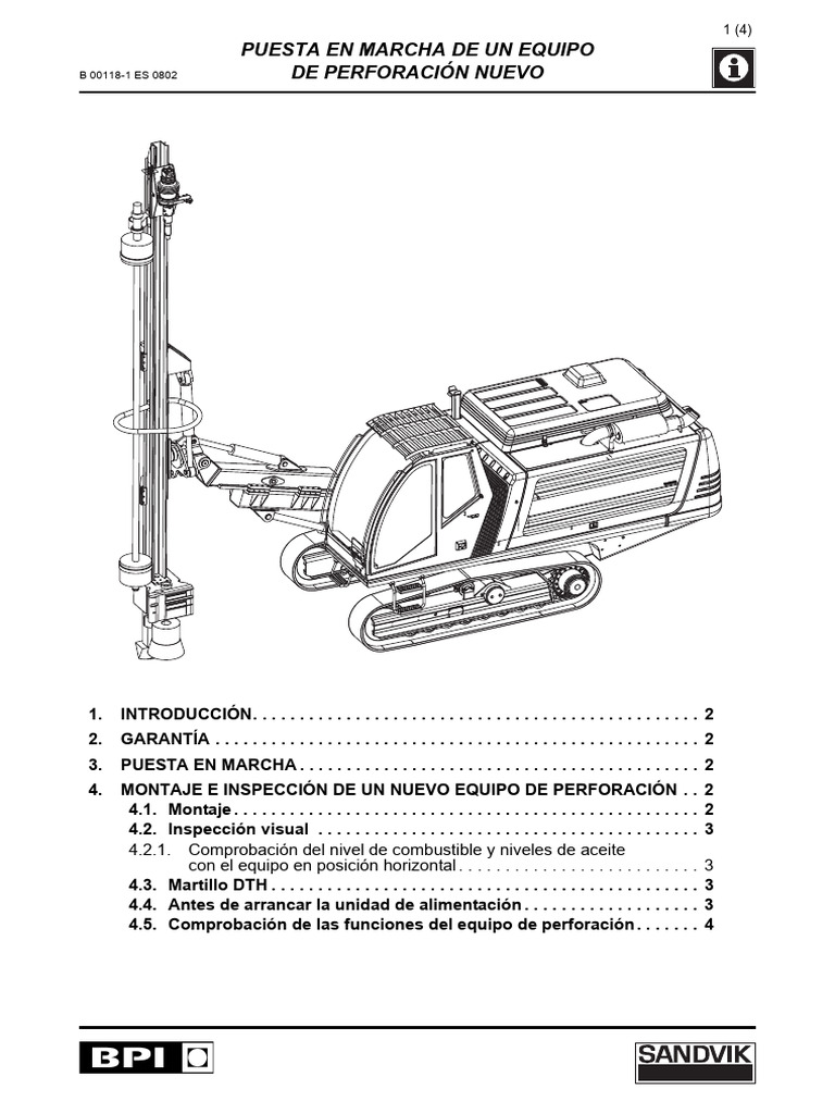 Taking A New Rig Into Use ES | PDF