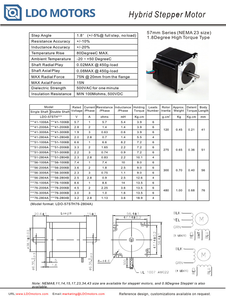 LDO-57STH Info Sheet | PDF