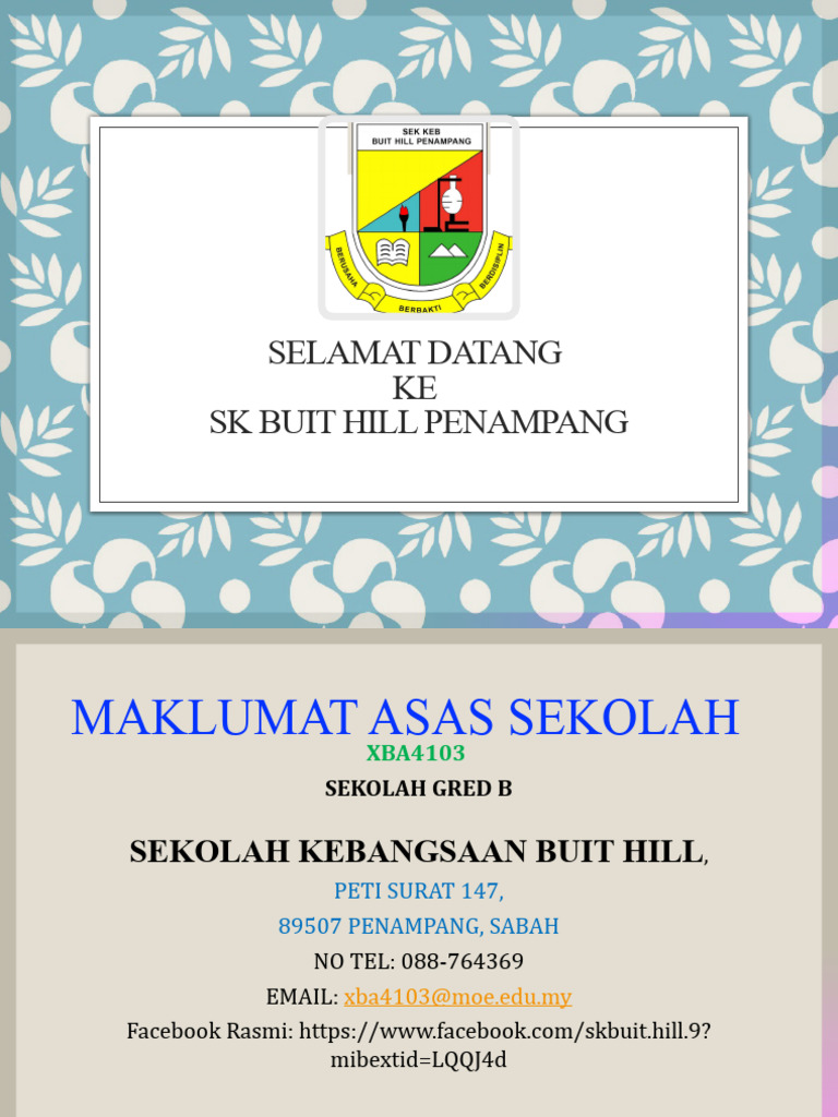 Slide Pembentangan Pelaksanaan Sekolah Terkini - SKBH 2023 | PDF