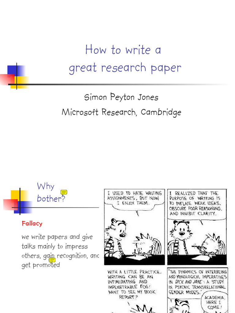 How To Write A Research Paper | Download Free PDF | Abstract (Summary ...
