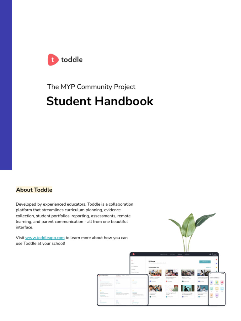 MYP Community Project Handbook | PDF | Information | Thought