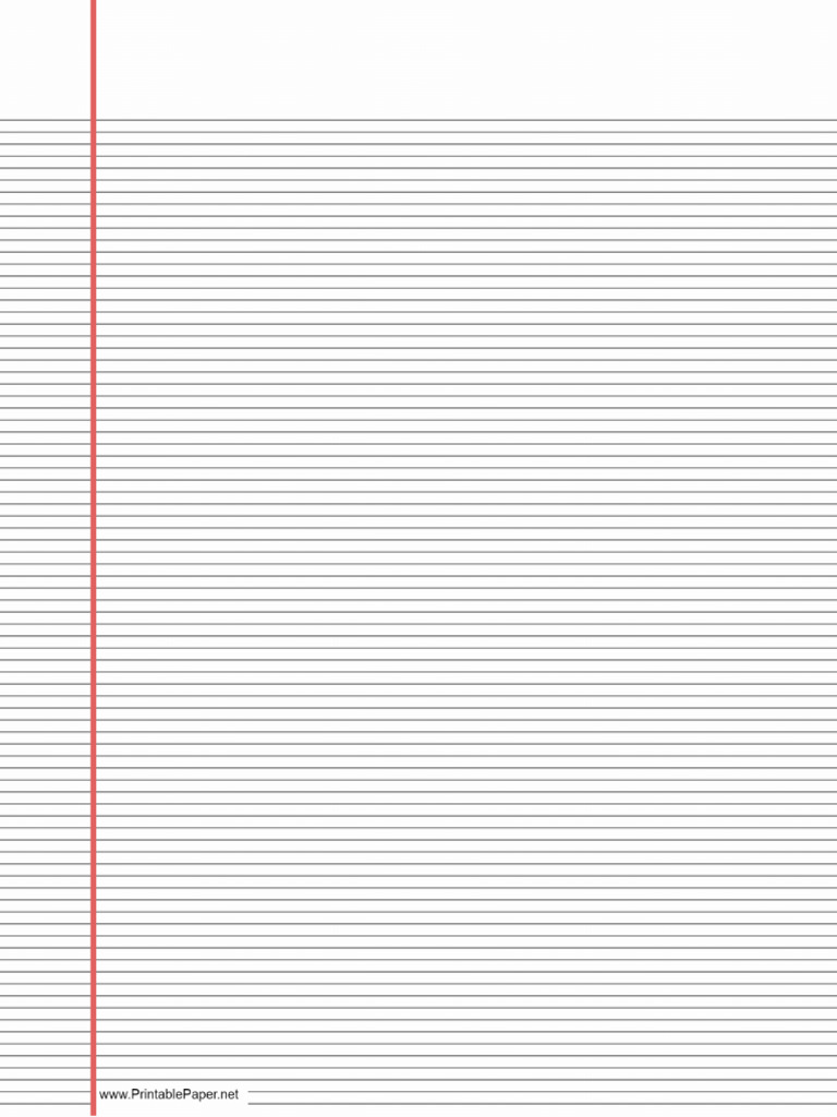 Lined Paper 3mm | PDF