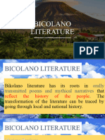 Bicolano Literature | PDF | Classics | General Fiction