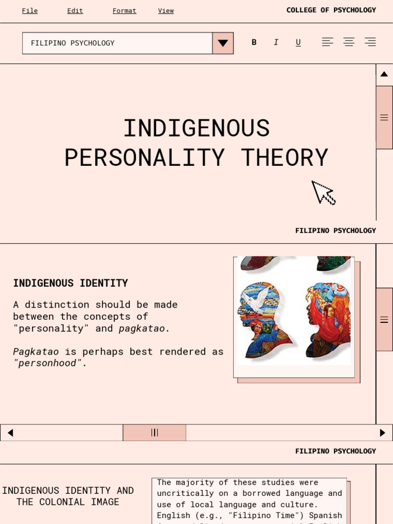 Indigenous Personality Theory | Download Free PDF | Psychology | Personality Psychology
