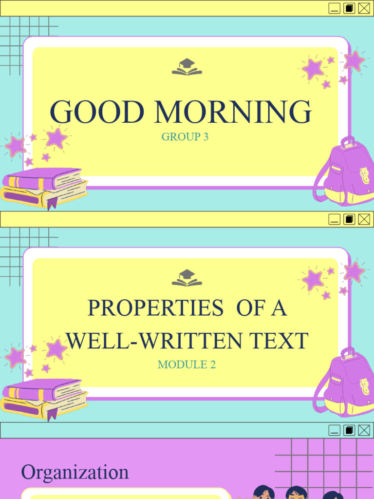 Properties of A Well-Written Text | PDF