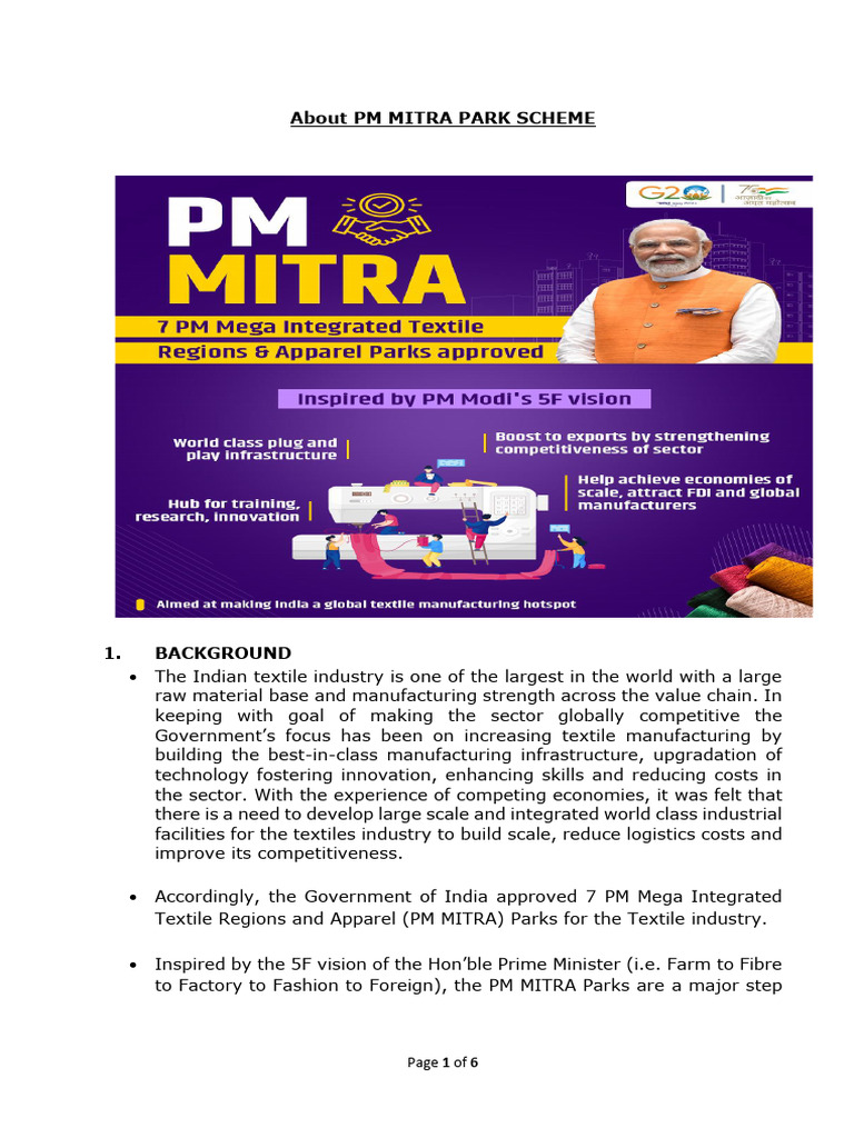 Mitra 0 | PDF | Textiles | Infrastructure