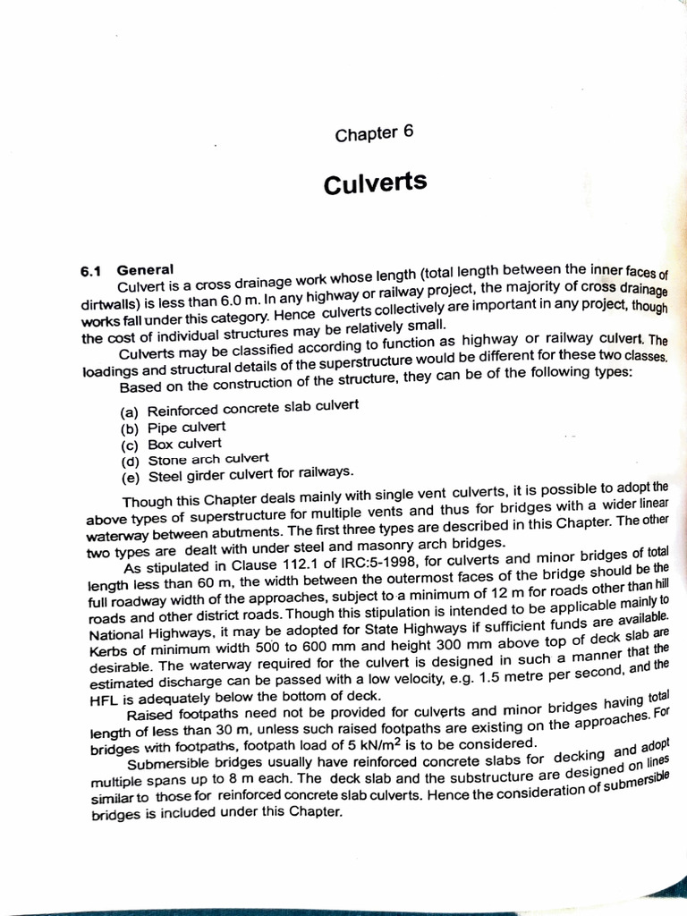 RCC Culvert | PDF