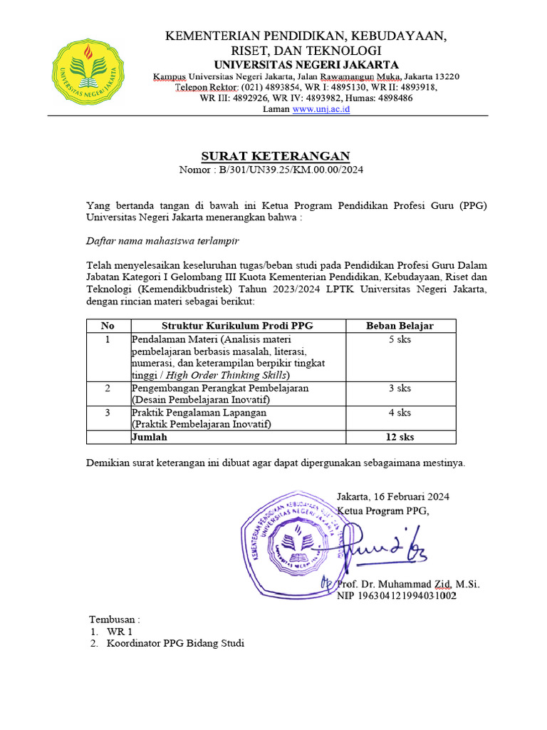 Suket PPG Daljab K1G3 Ta 2023-2024 | PDF