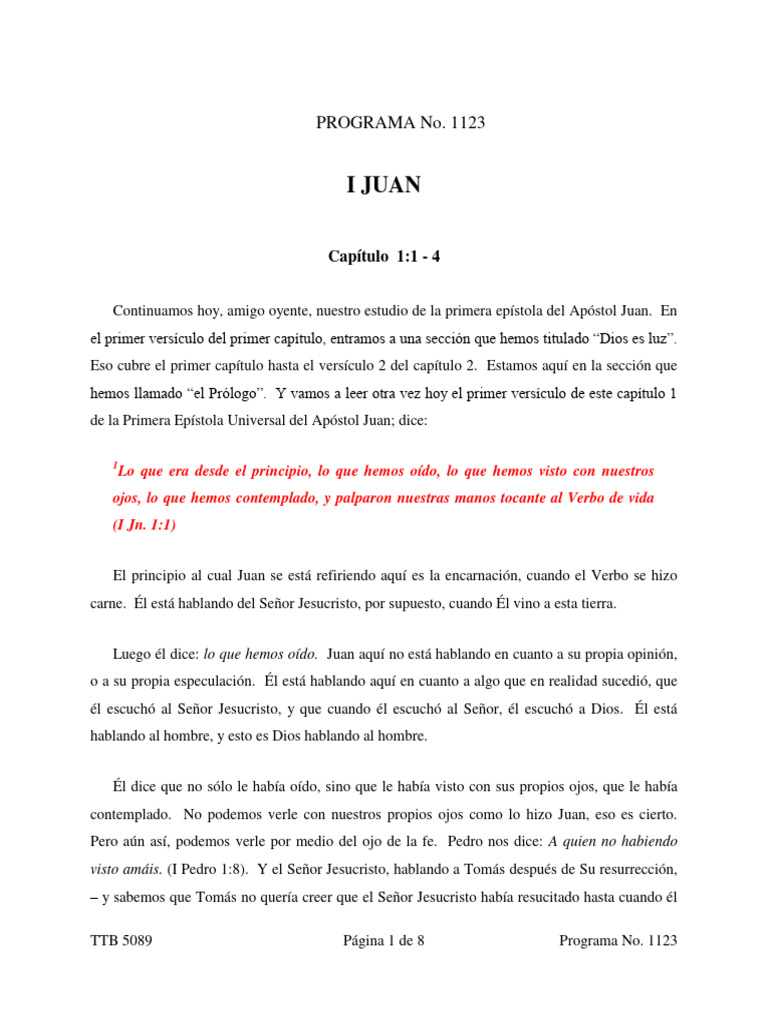 23 Vernon Mcgee Comentario Biblico A Traves De La Biblia 1 Juan Pdf