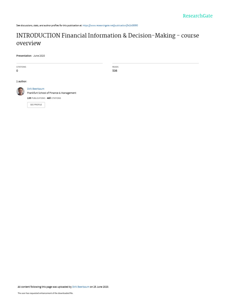 Course FA DM v12 Lecture1 Detailed Update11092016 | PDF | International ...