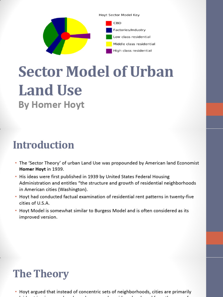 Sector Model of Urban Land Use | PDF | Transport | Poverty