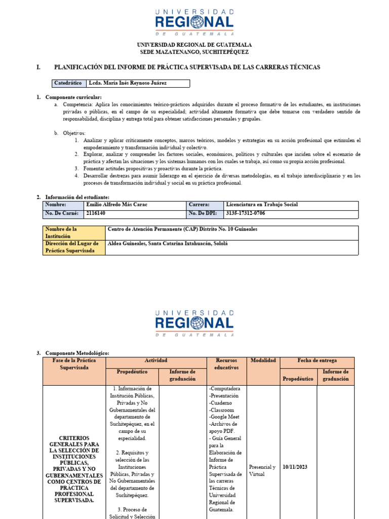 Plan de Ruta de Aprendizaje Con Fechas | PDF | Trabajo Social | Aprendizaje Plan de Ruta de Aprendizaje Con Fechas | PDF | Trabajo Social | Aprendizaje