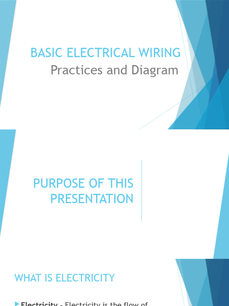 Basic Electrical Wiring | PDF