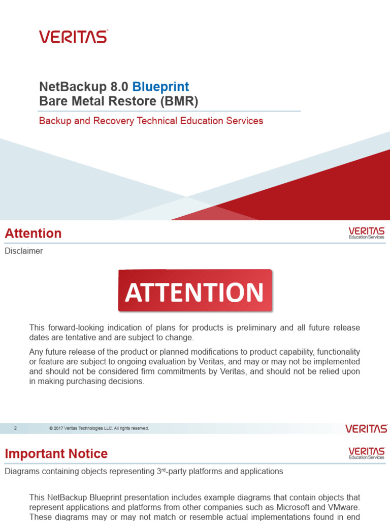 NetBackup BMR Guide for IT Pros | PDF