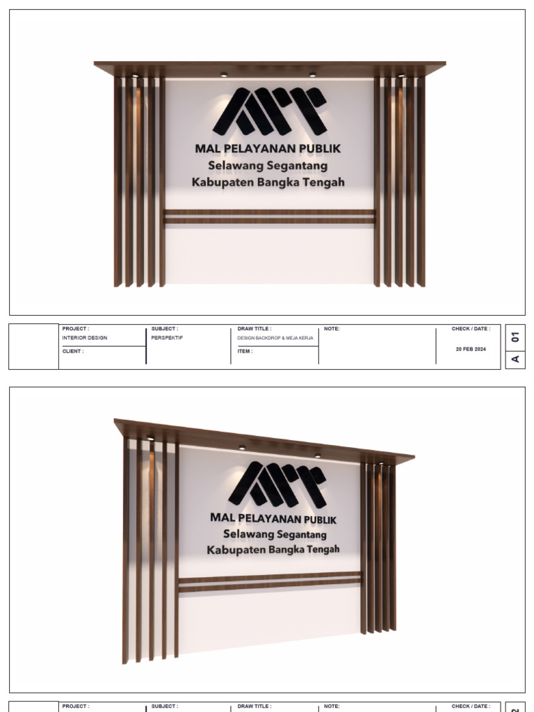 Bangka Color Design Backdrop Plans | PDF