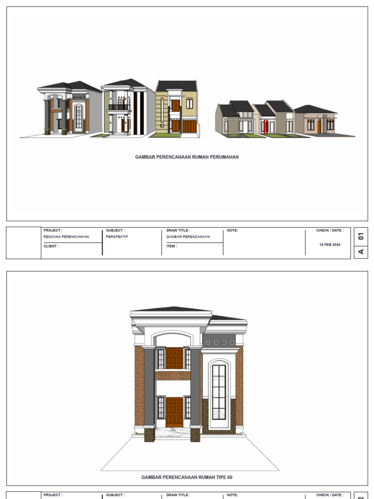 Design Tipe Perumahan | PDF