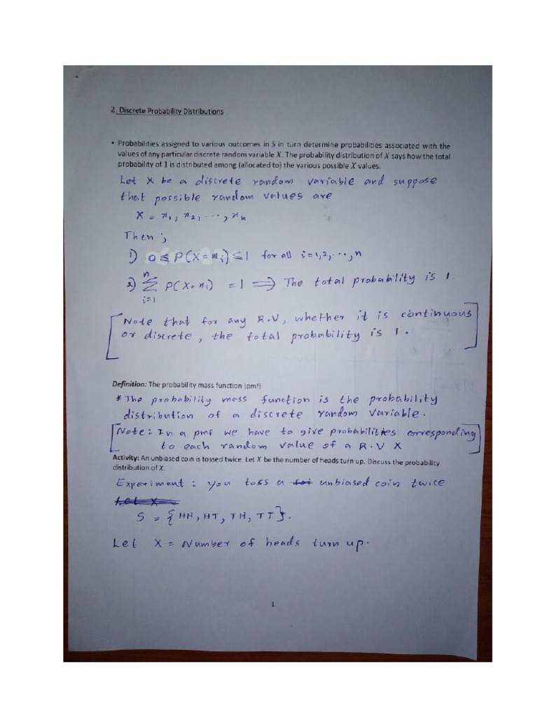 2 Discrete Distributions Pdf 1444