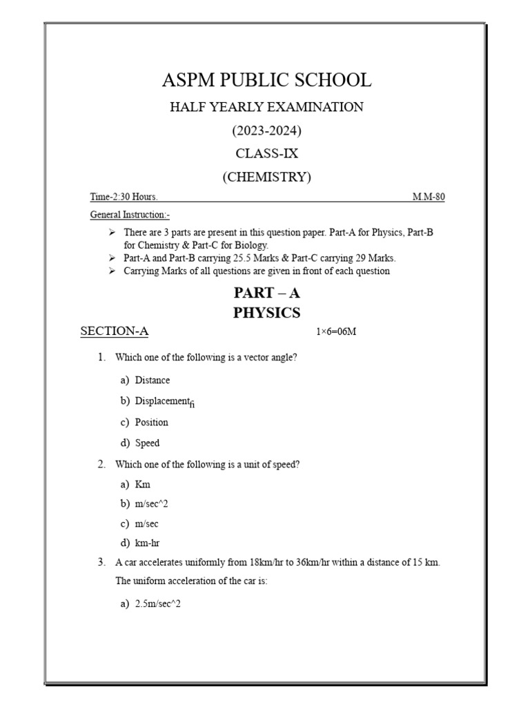 Physics Final | PDF | Force | Newton's Laws Of Motion