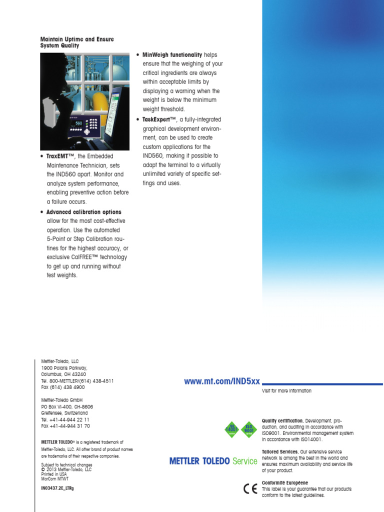 IND560 Brochure IN034372E LTR | PDF | Programmable Logic Controller ...