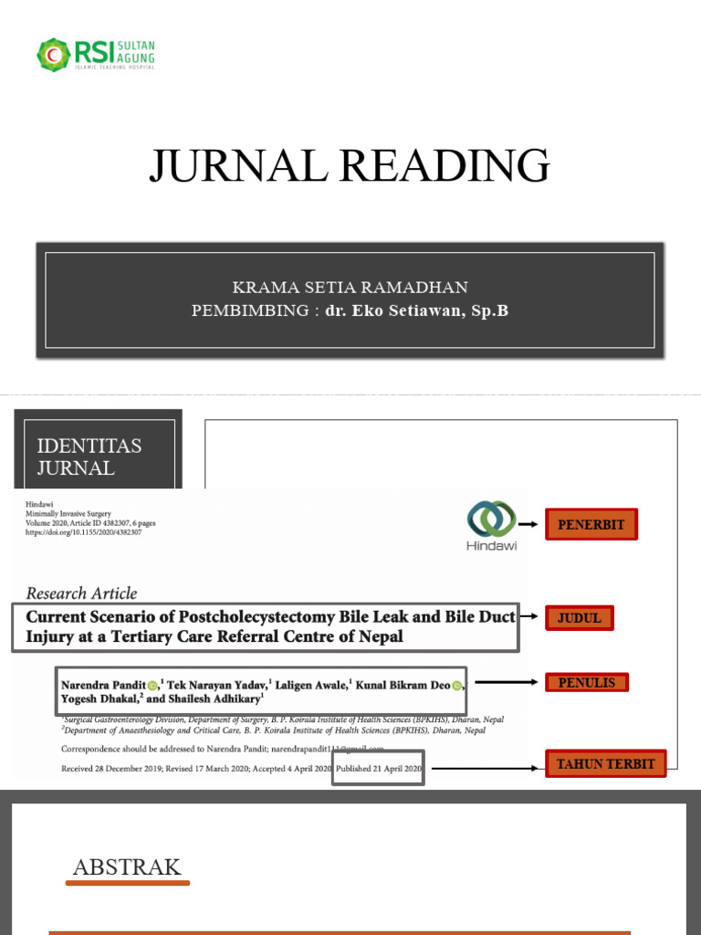 Jurding - Krama Setia Ramadhan - Dr. Eko, SP.B | PDF
