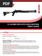 Tokarev TBP 12 Shotgun Manual | PDF | Firearms | Shotgun