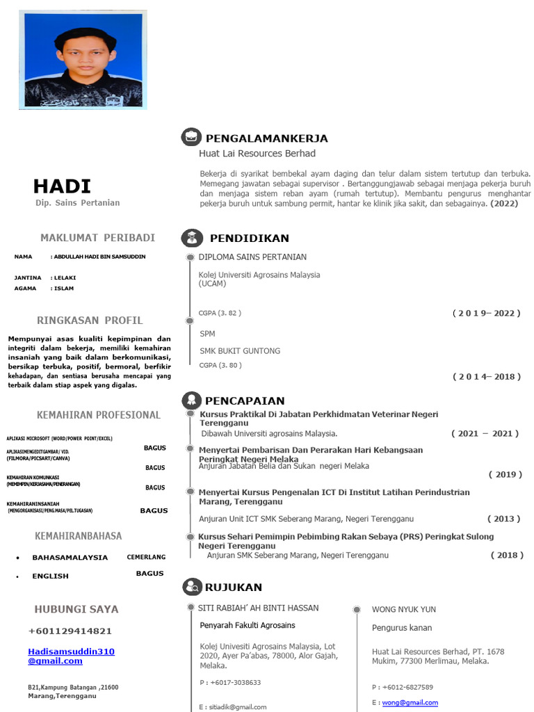 Supervisor Ayam & Telur Berpengalaman | PDF