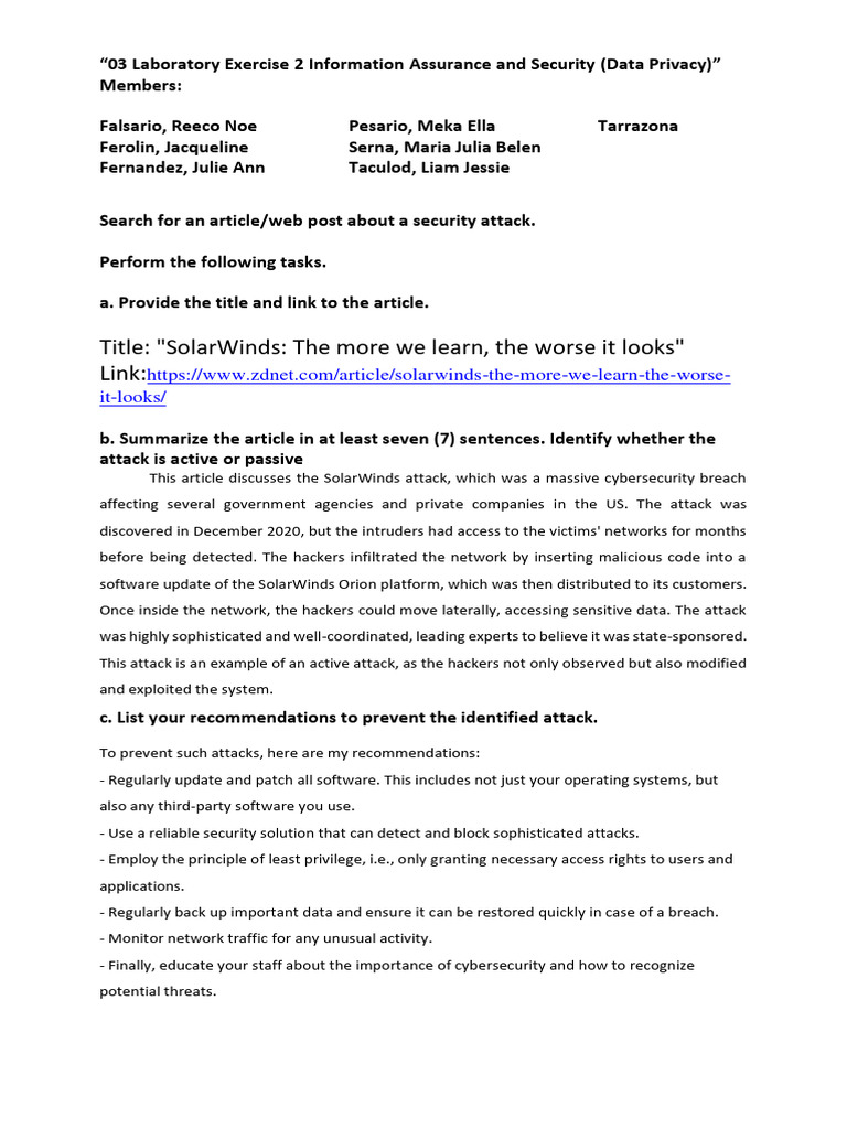 03 Laboratory Exercise 2 | PDF