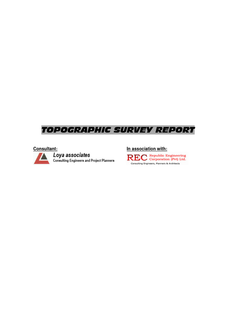 3-Topographic Survey Report | PDF