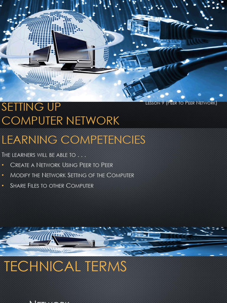 Lesson2 Peer To Peer Network | PDF | Computer Network | Peer To Peer