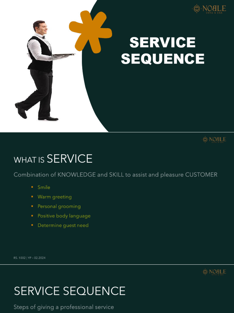 Rs. 1002 Service Sequence | PDF