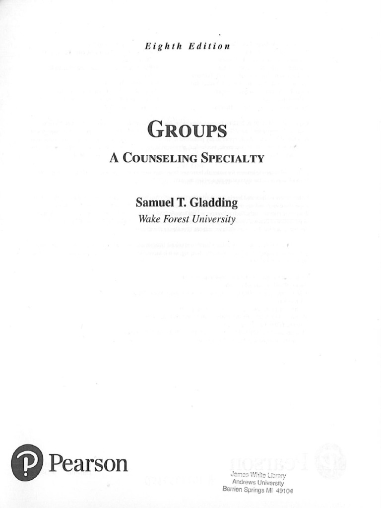 Gladding - Chapter 12 & 13 Adolescents and Adults | PDF