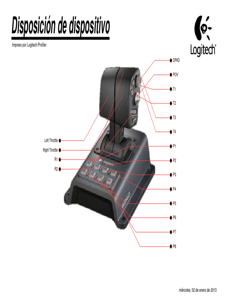 Logitech G490 Throttle Controls | PDF