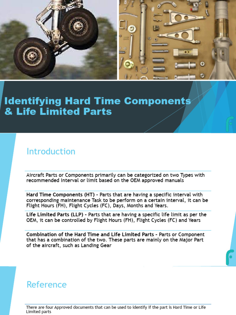 Identifying Hard Time Component and Life Limited Parts | PDF