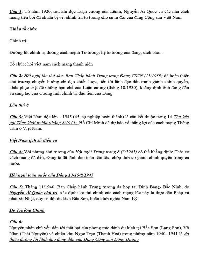 Đề cương ôn tập LSD | PDF