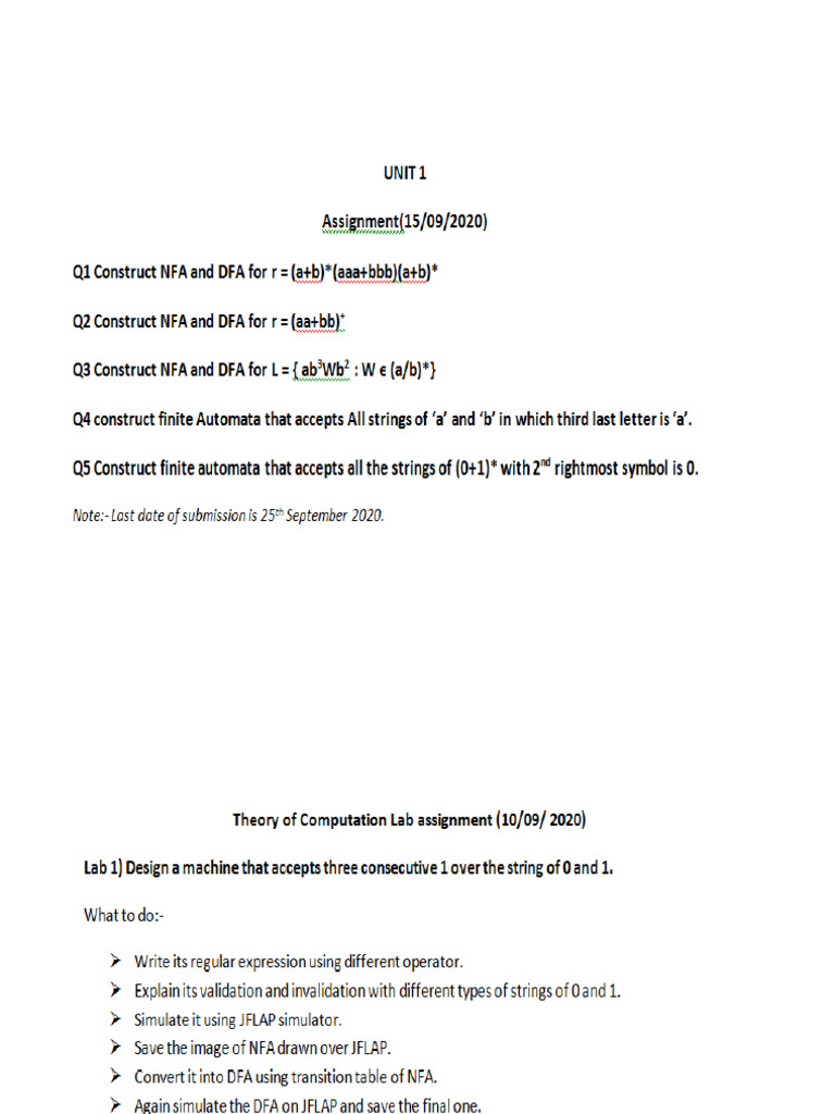 Unit 2 TOC 3 | PDF | String (Computer Science) | Formal Methods