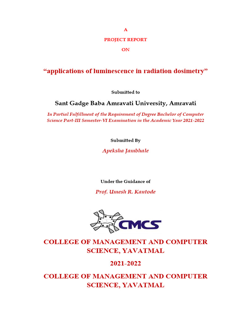 Cover Page, Certificate, Final | PDF