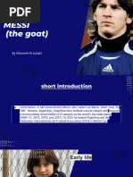 Biografía de Leo Messi en Ingles para La Escuela | PDF