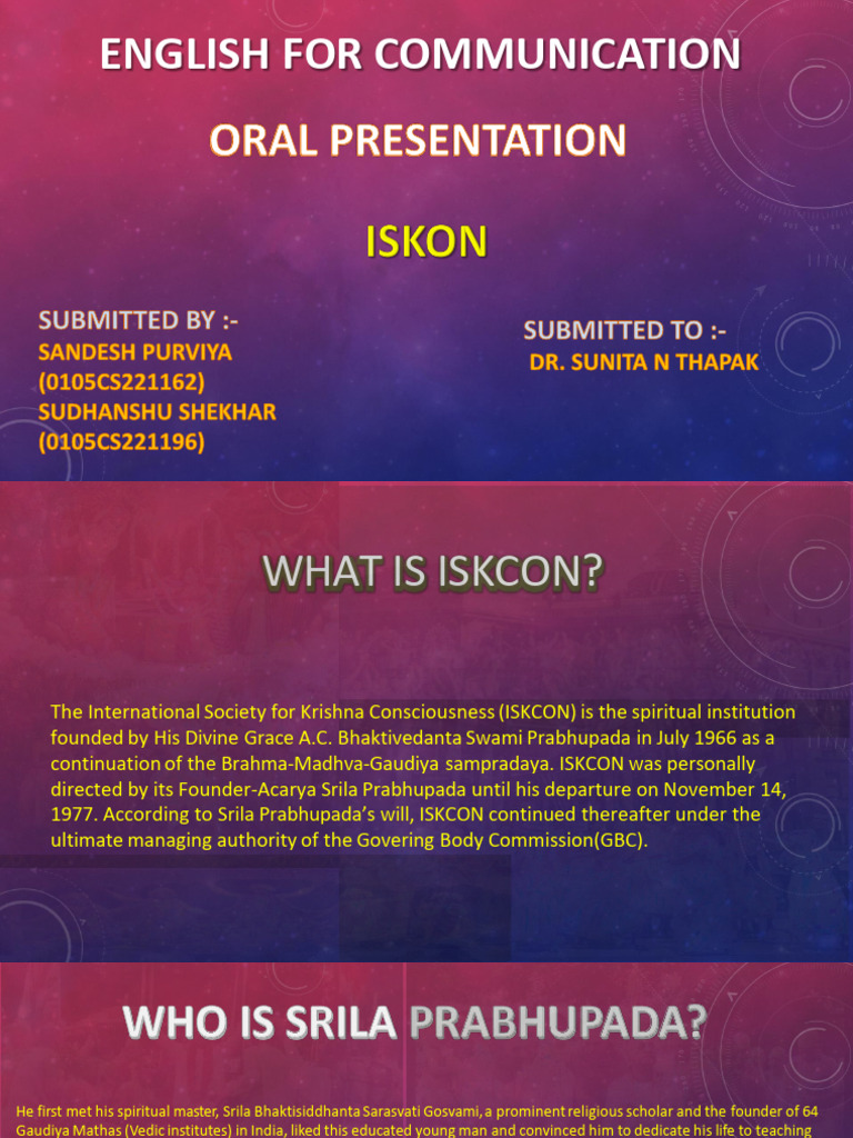 Iskcon PDFRGPV | PDF