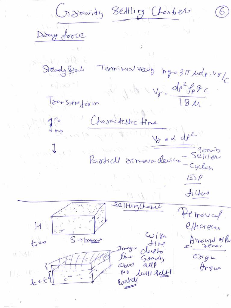 Lect 4 Gravity Settling Chamber | PDF