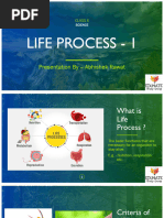 Life Process Handwritten Notes Class 10th | PDF