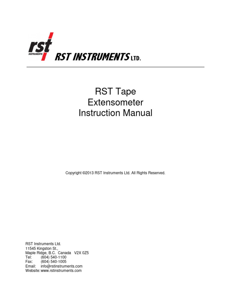 RST Tape | PDF