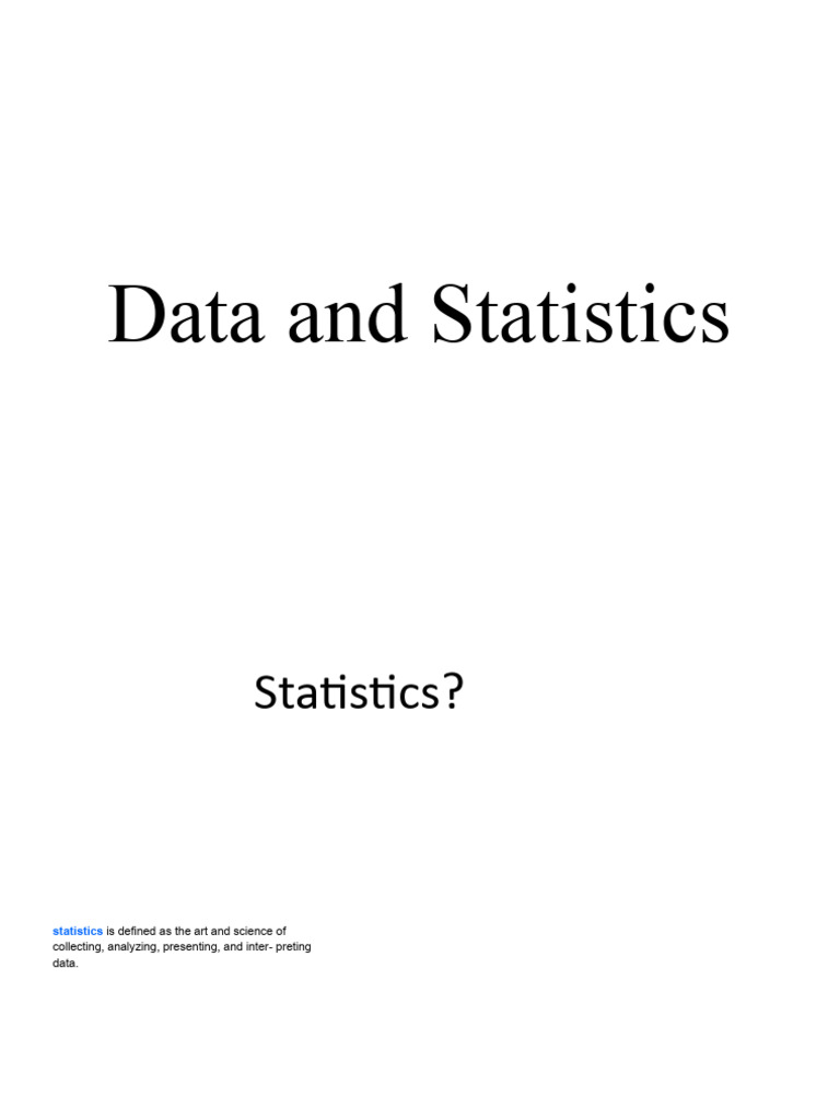 Types of Data | PDF
