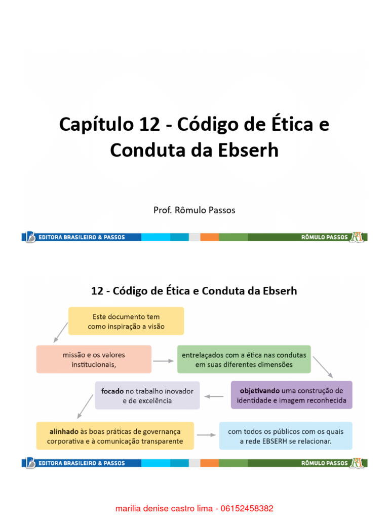 Código de Ética e Conduta Ebserh | PDF
