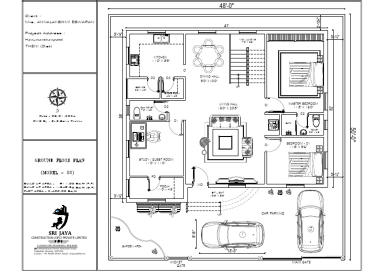 Model - 02 (G.floor) | PDF | Home