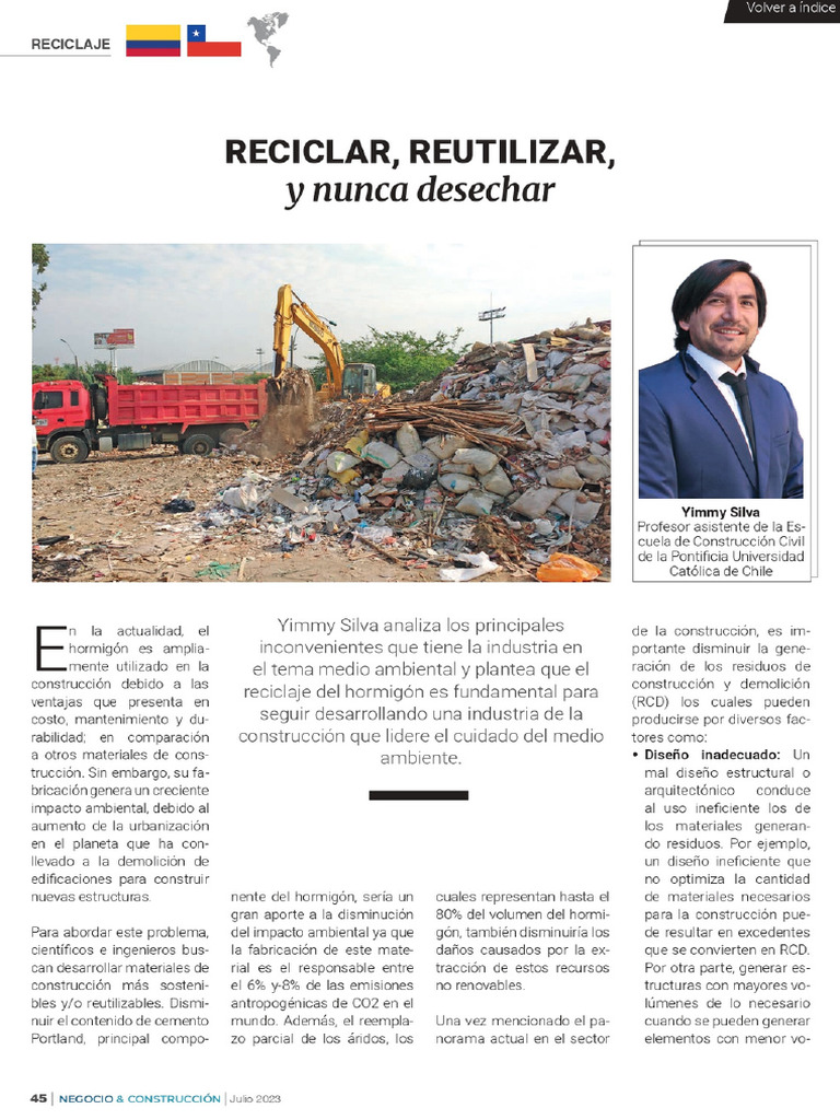 Reciclar, Reutilizar y Nunca Desechar | PDF