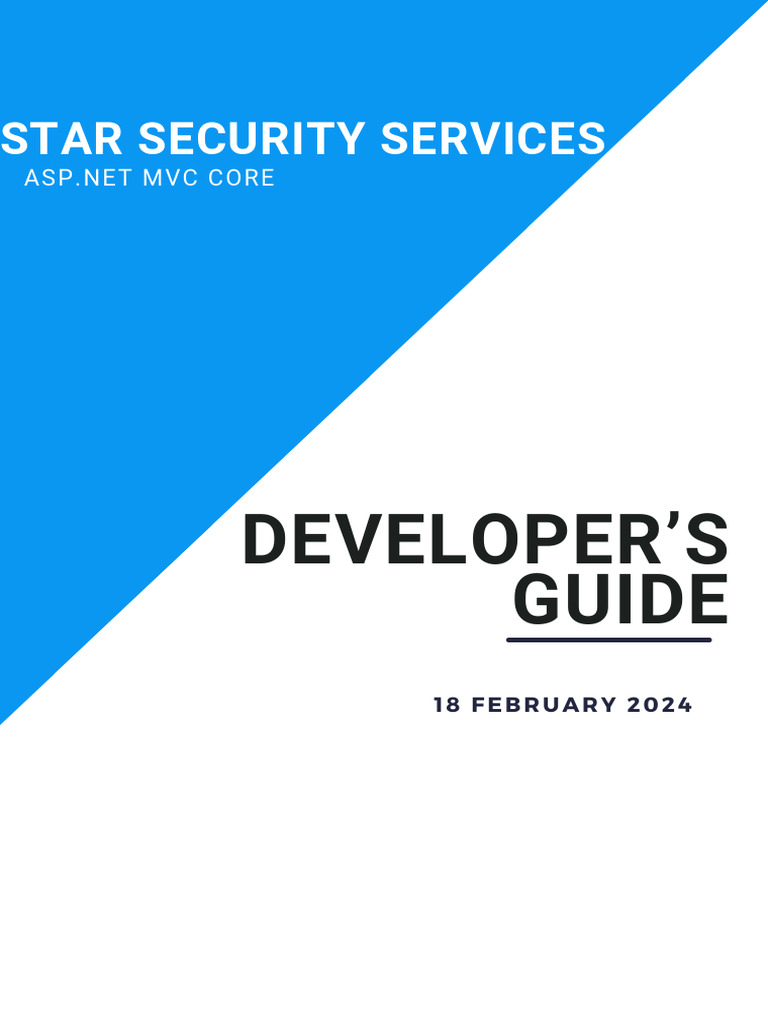 Developer's Guide | PDF