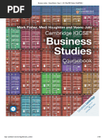IGCSE Business Studies Workbook Answers | PDF