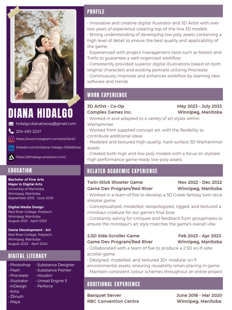 Diana Hidalgo - Resume | PDF | Computing
