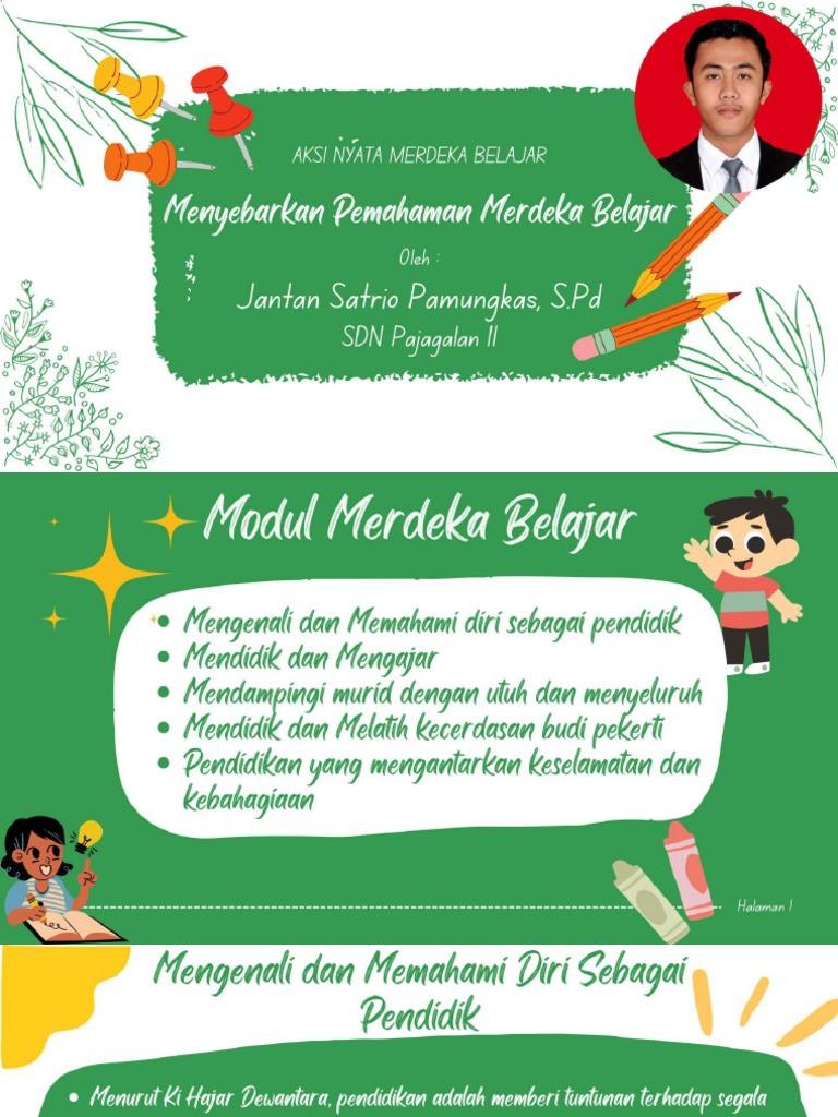 Aksi Nyata Merdeka Belajar Jantan - Compressed | PDF