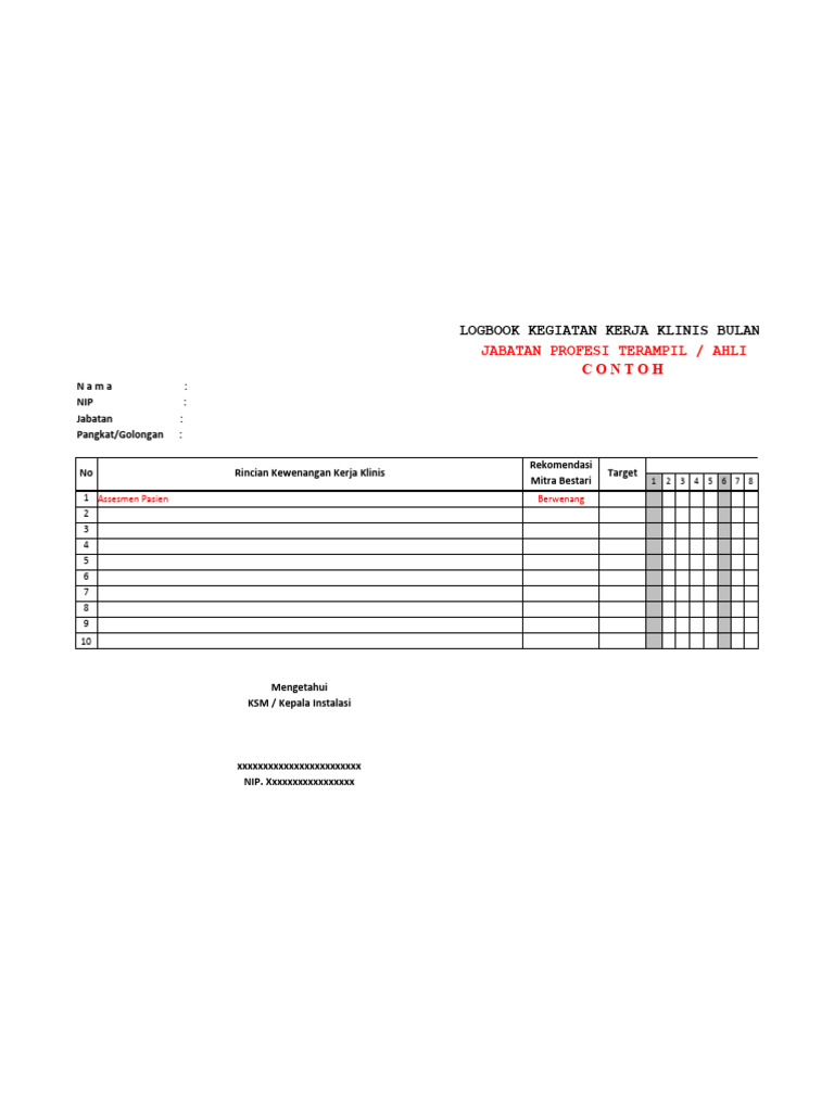 New Logbook Rekredensial | PDF